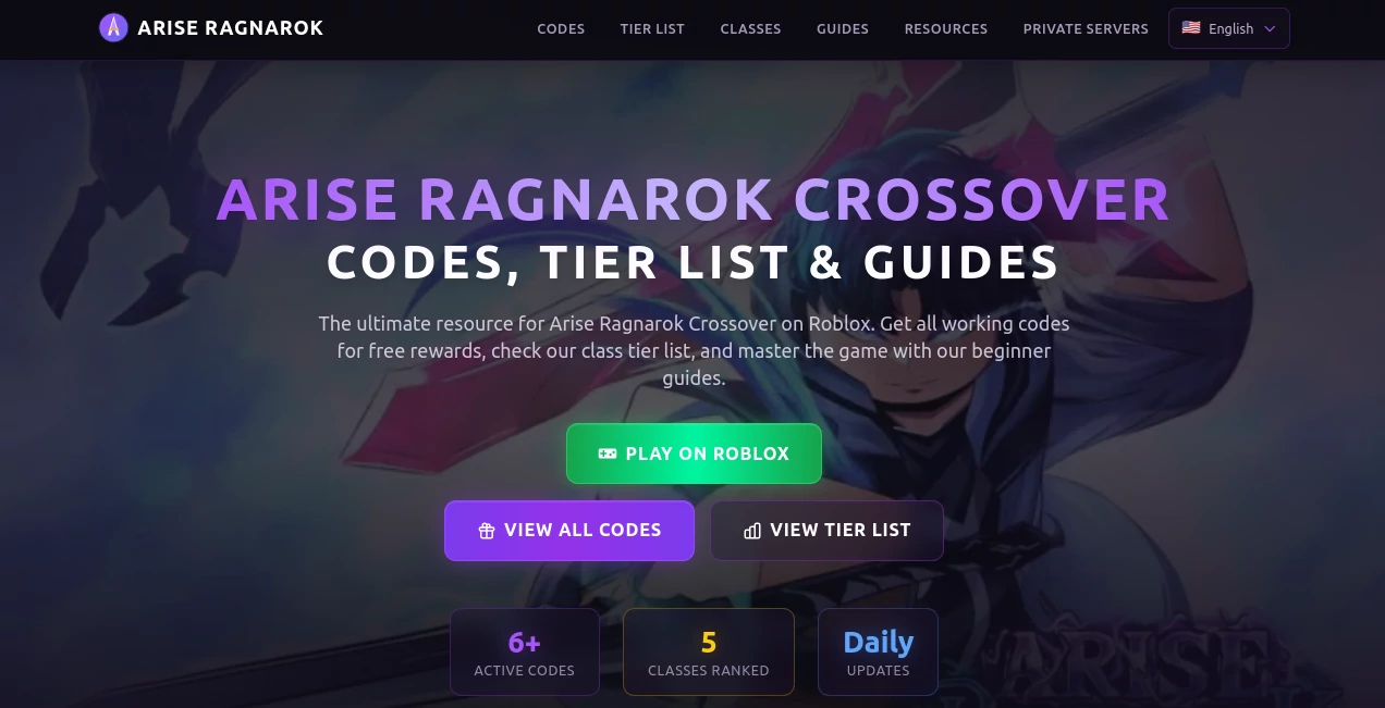 Arise Ragnarok : Codes, Tier Lists & Beginner Tips