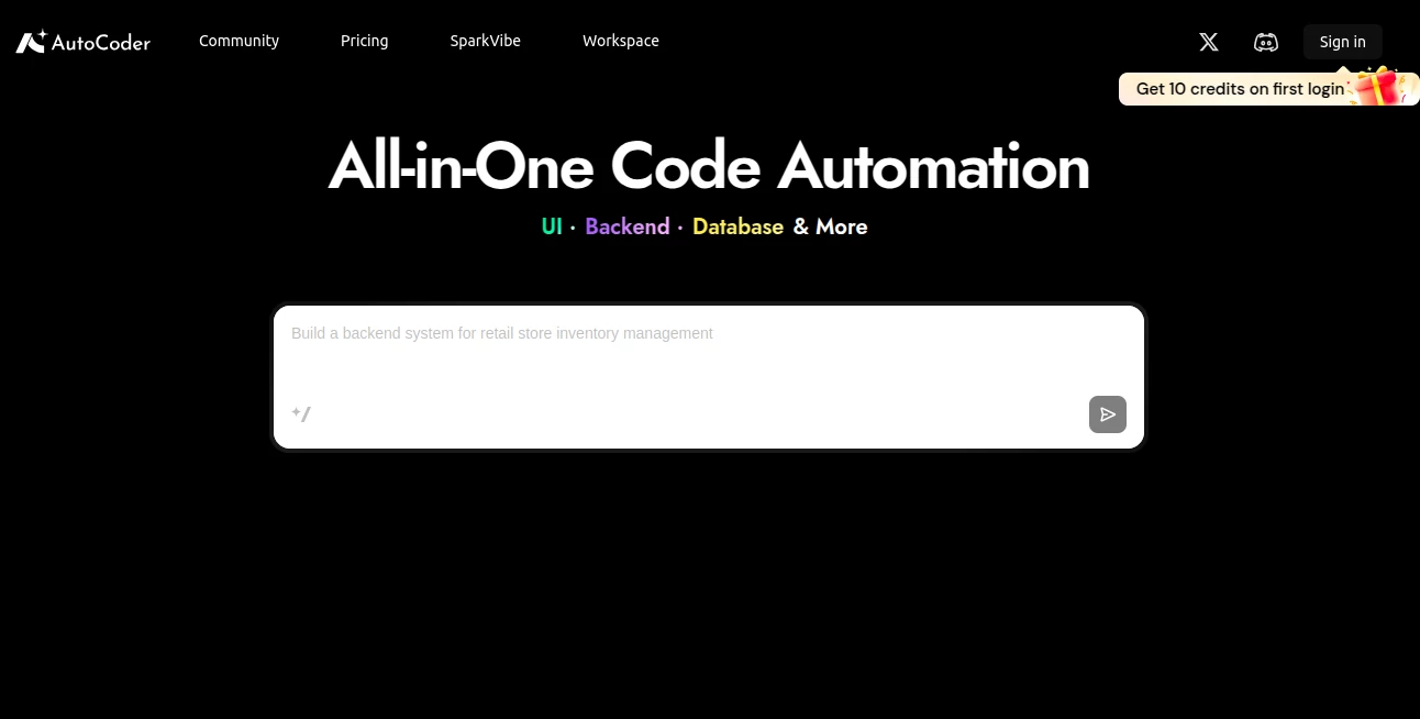 AutoCoder : Build Full Web Apps with a Simple Chat