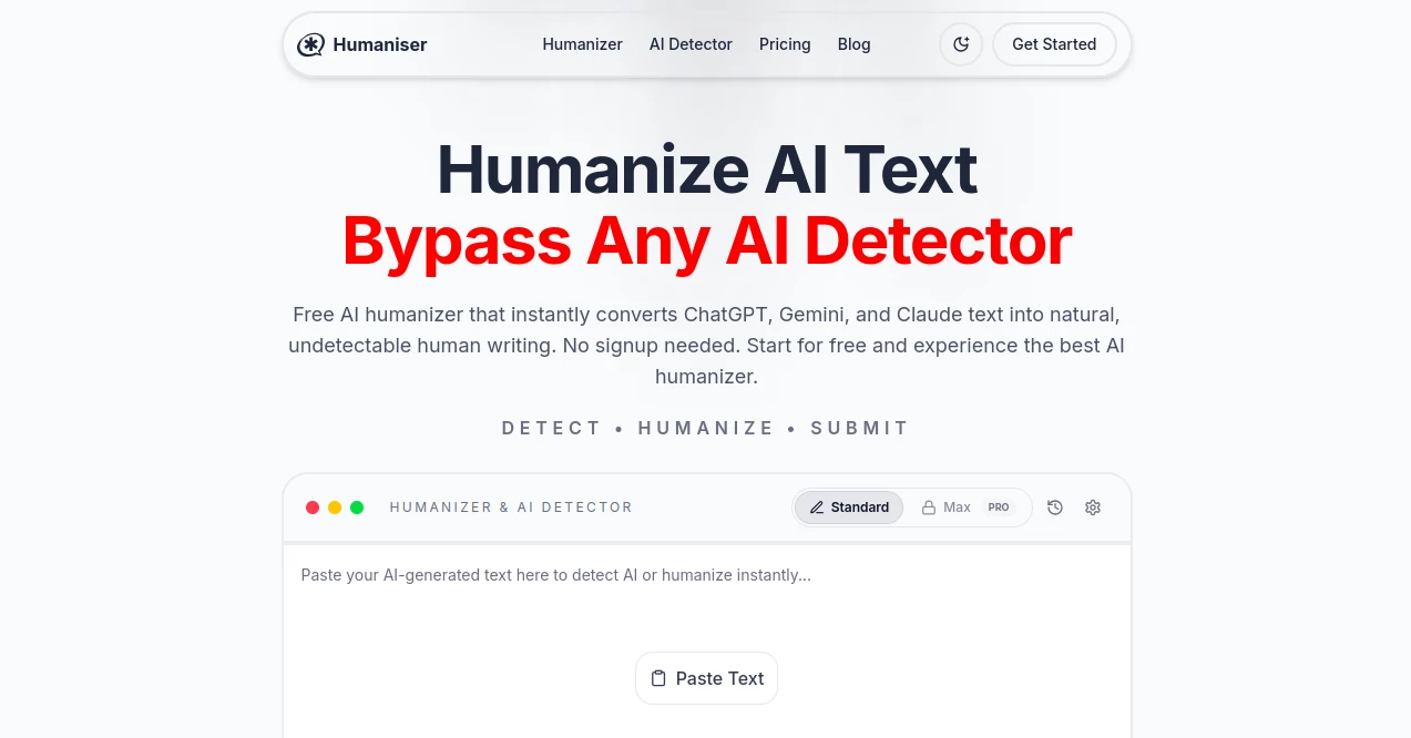 Humaniser : Make AI Text Sound Truly Yours
